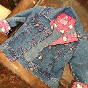 Jackets & Coats | Hello Kitty Jean Jacket | Poshmark